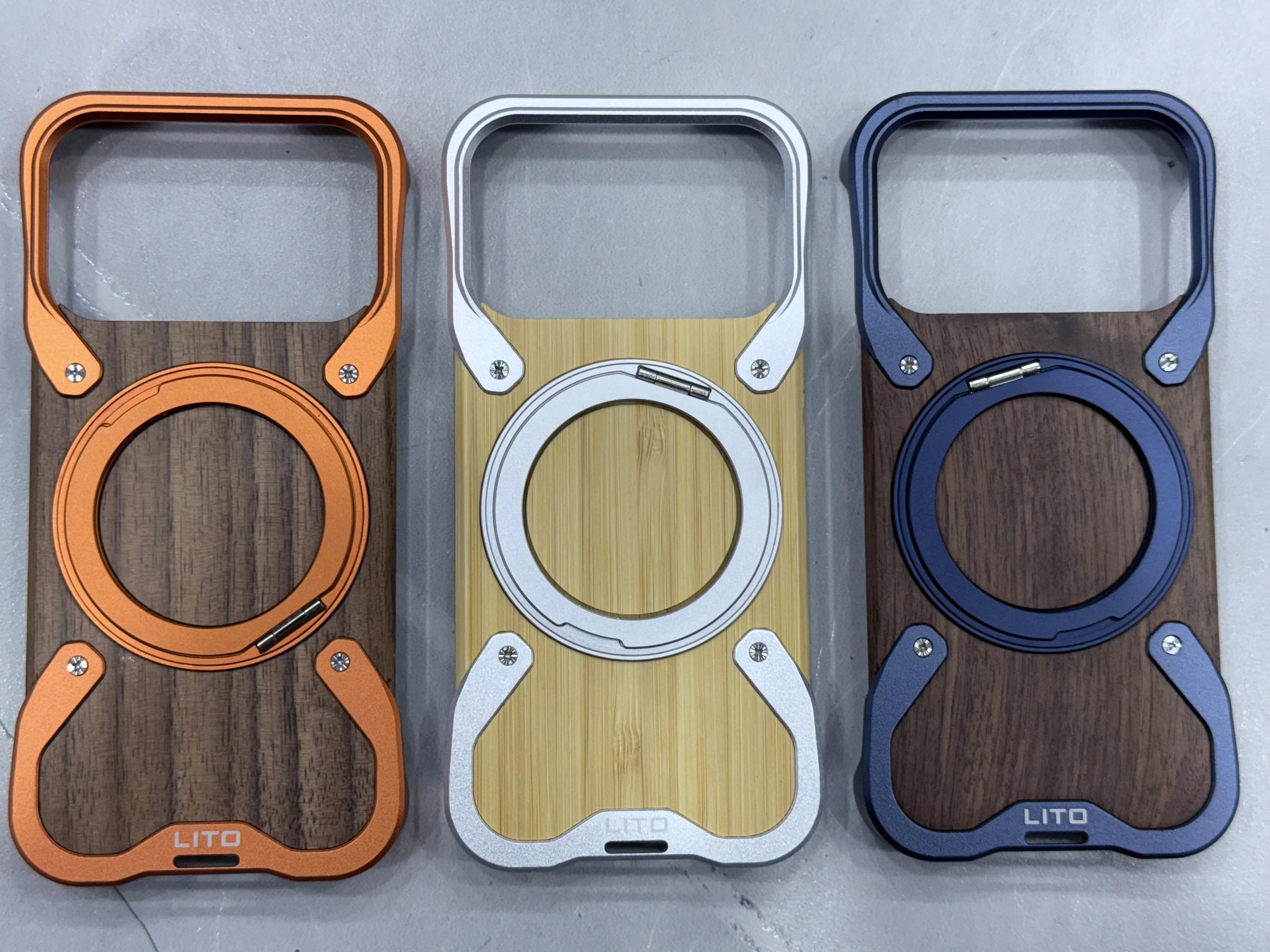 LITO Wooden MagSafe Case – Premium Aluminum Frame iPhone Case – casesafe